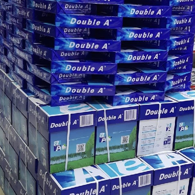 Buy Wholesale Original Double A Premium White A4 Copy Paper 0.81USD ream 80gsm 500 sheets Online from Suppliers Exporters in Thailand